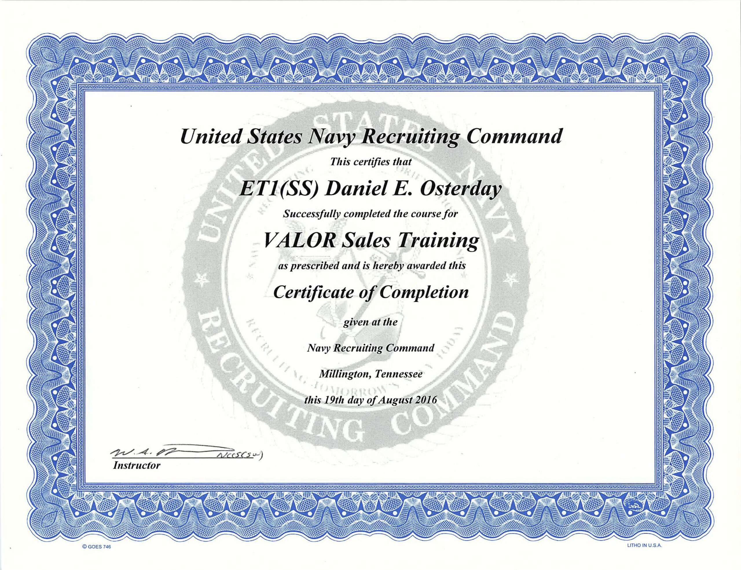 Training | Daniel Osterday